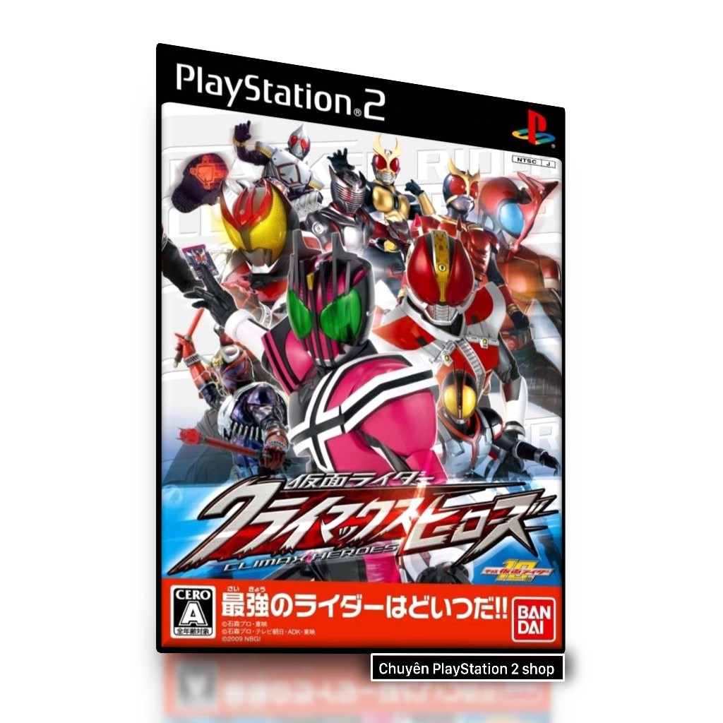 Đĩa game PS2, Kamen Rider: Climax Heroes (Japan) (đối kháng) cho máy ...