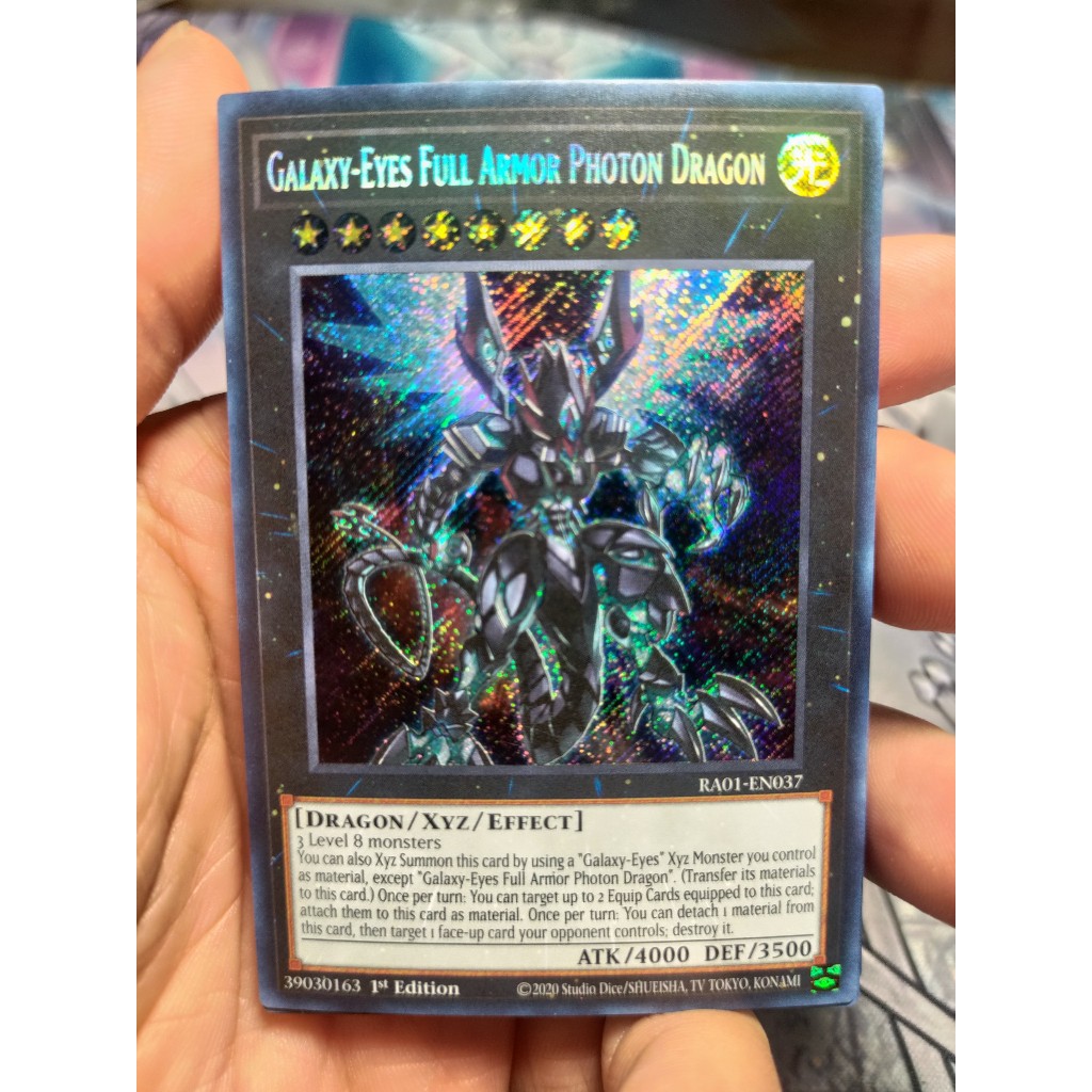 [KW2 Yugioh] [EN-UK] Thẻ bài Galaxy-Eyes Full Armor Photon Dragon - RA01-EN037 | Shopee Việt Nam