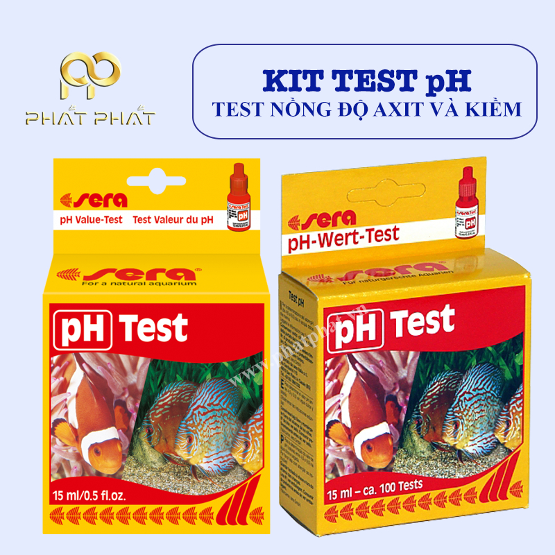 Kit test nồng đồ pH, kiểm tra nồng độ axit kiềm, test axit kiềm, test ...