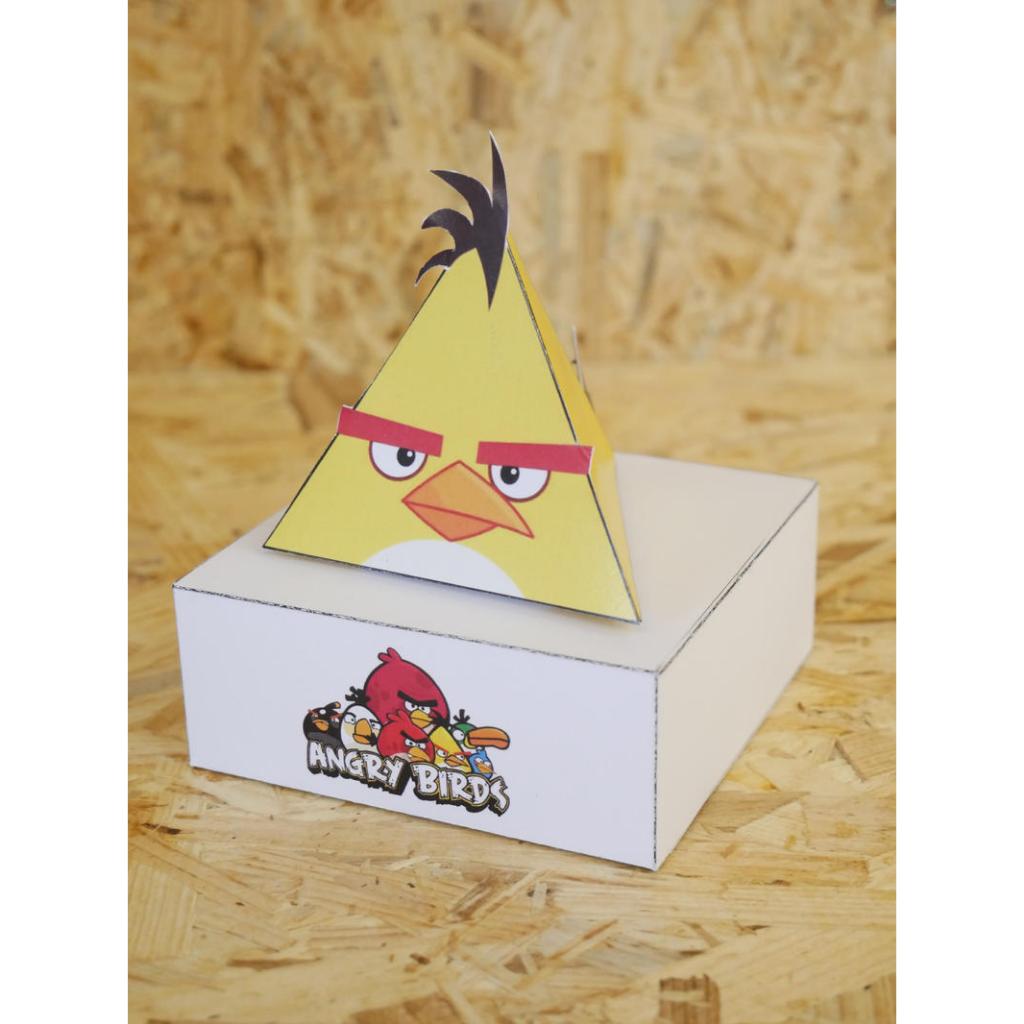 MÔ HÌNH GIẤY 3D NHÂN VẬT - game Angry Birds / chim vàng (Mã SP: 04394 ...