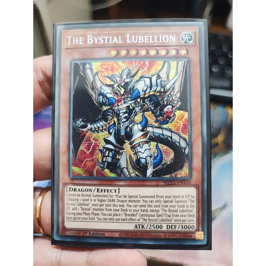 [Yugioh Funny Shop] 1 lá thẻ bài The Bystial Lubellion - MP23-EN160 ...