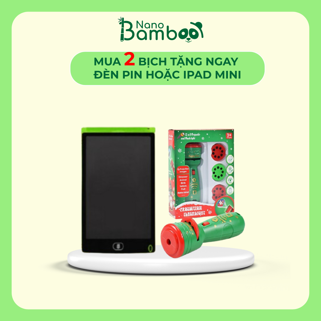 [GIFT] Quà tặng tã bỉm Nano Bamboo Combo 2 Đèn pin hoặc Ipad mini ...