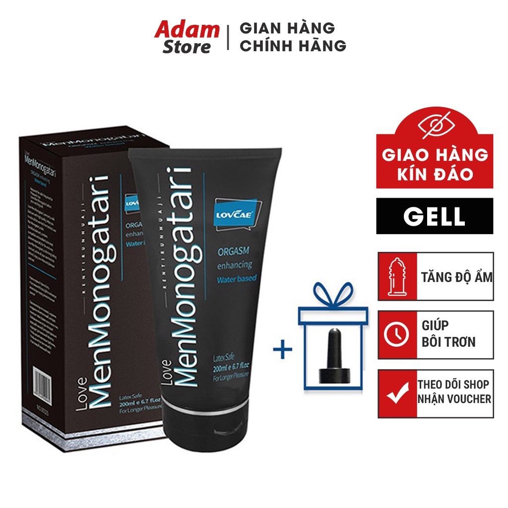 Gel bôi trơn LOVE Monogatari 200ml, gel bôi trơn hậu môn gốc nước tăng ...