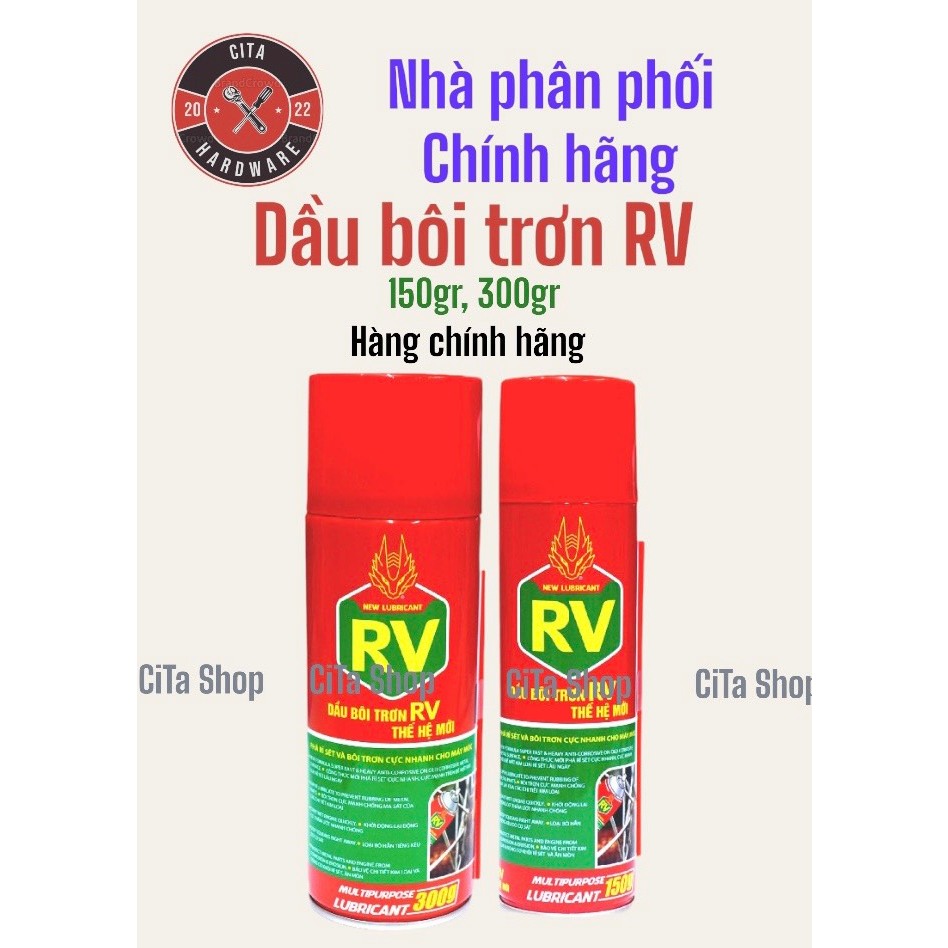 Chai Xịt Tẩy Rỉ Sét RV Đa Năng,Dầu bôi trơn RV thế hệ mới 150gram,300gram [ hàng chính hãng ...