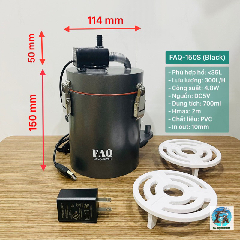 Lọc thùng mini Nano (Nano filter) cho hồ cá, thuỷ sinh nhỏ | Shopee ...