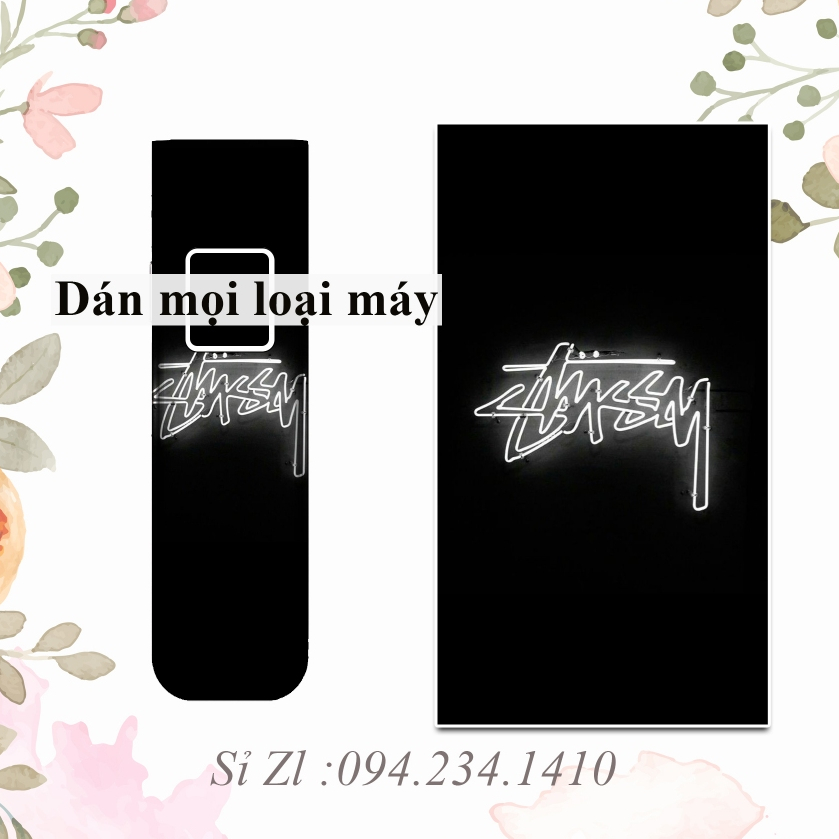 Skin dán Xlim pro in hình stussy ánh sáng cực ngầu cho các loại máy ...