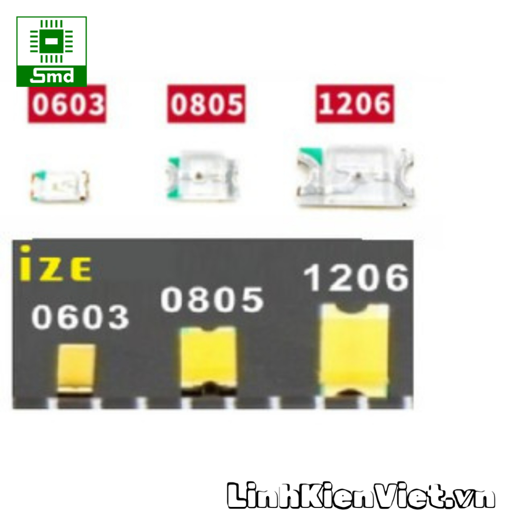 Gói 10c - Led Dán SMD 0603/0805/1206/3528/5730/5050/RGB Siêu sáng linh ...