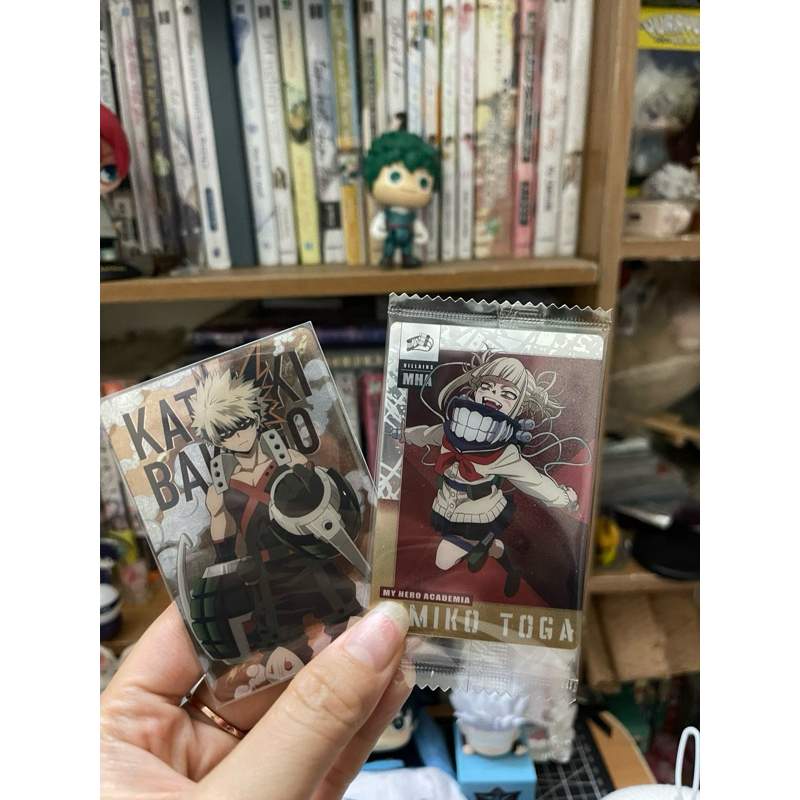 card / thẻ bo góc My hero academia Bakugo, Toga | Shopee Việt Nam