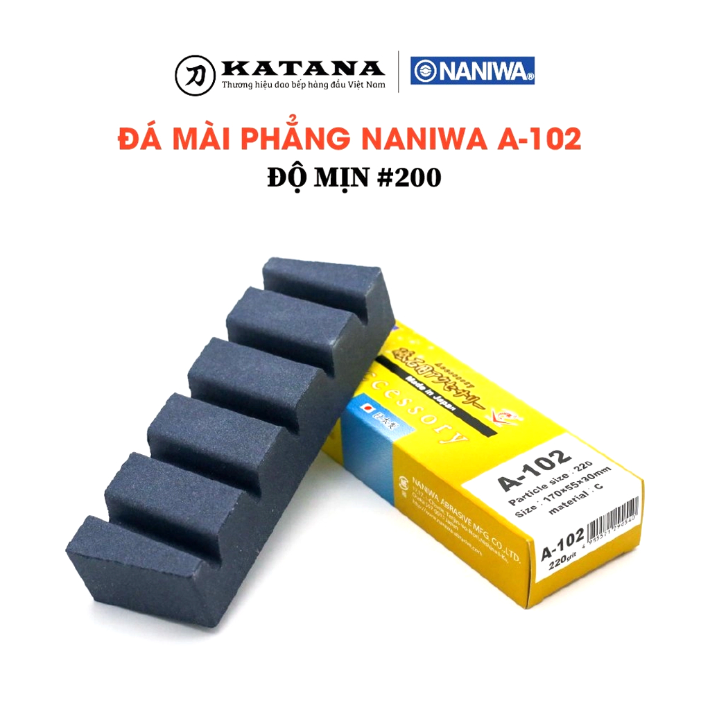 Đá mài phẳng đá mài cao cấp Nhật Bản Naniwa A102 #220 (170x55x30) | Shopee Việt Nam
