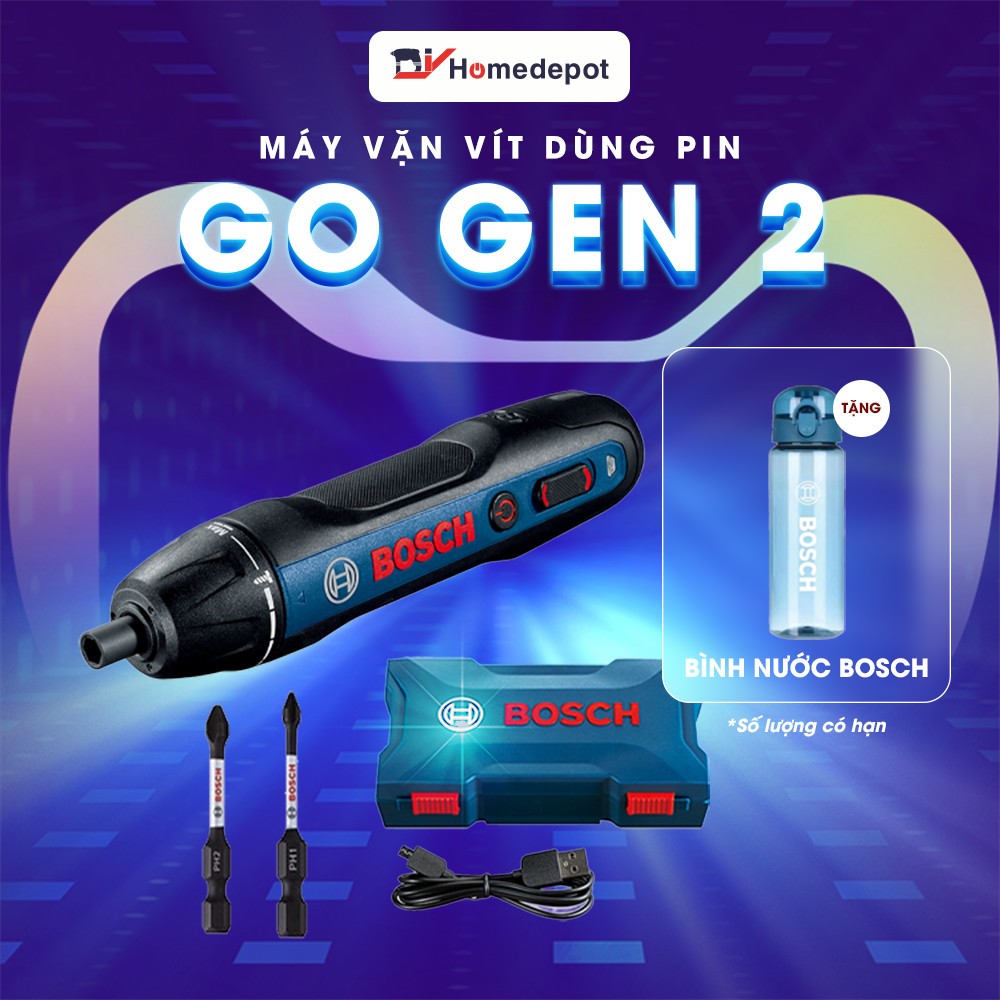 Máy vặn vít dùng pin Bosch go gen 2 ( solo ) | Shopee Việt Nam