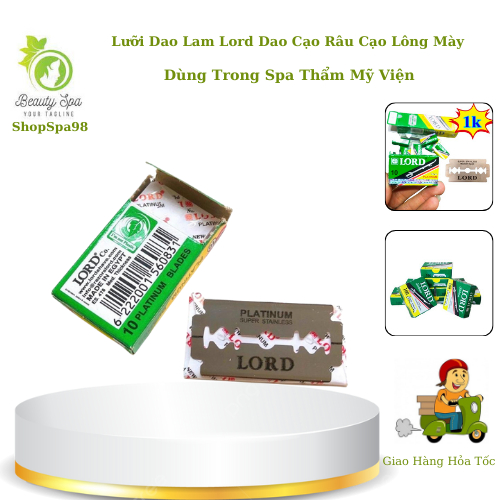 Lưỡi Dao Lam Lord | Dao Cạo Dâu Cạo Lông | Dùng Trong Spa Thẩm Mỹ ...