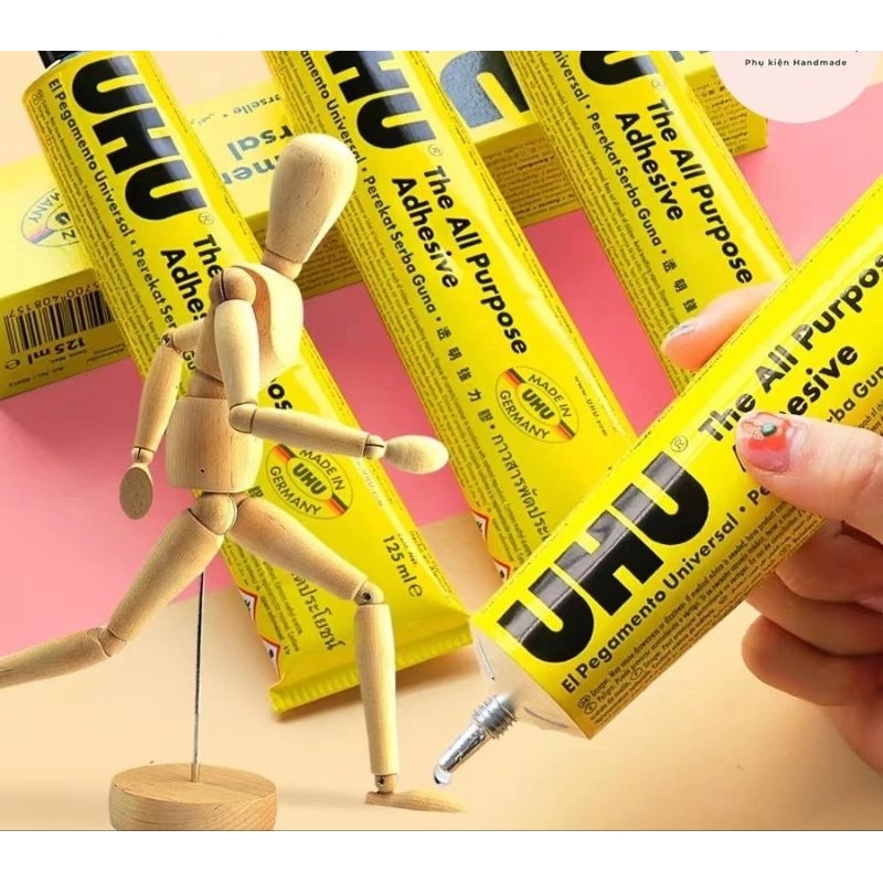 Keo UHU - Dán Len Sợi, Vải, Nhựa, Da, Gỗ, Mô hình DIY | Shopee Việt Nam