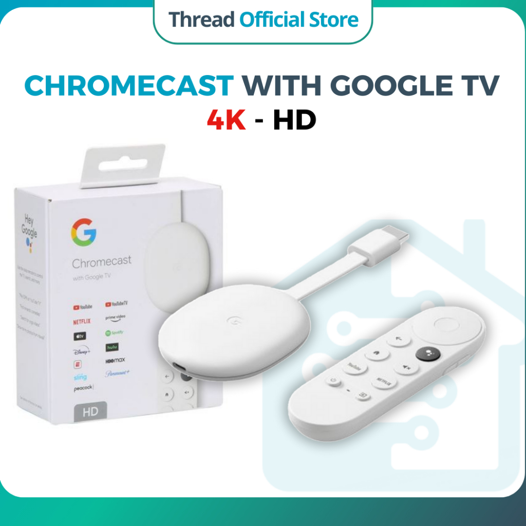 Google Chromecast with Google TV - Google TV Box, bản HD và 4K, ra lệnh ...