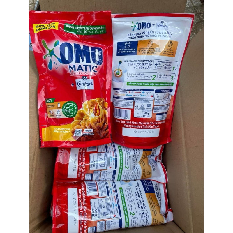 Nước Giặt Omo 500g Hương Comfort Siêu Thơm Giữ Hương Lâu | Shopee Việt Nam