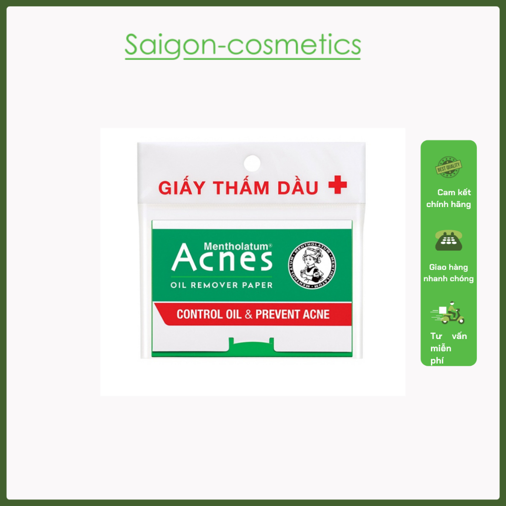 Giấy Thấm Dầu Acnes Oil Remover Paper 100 Tờ | Shopee Việt Nam