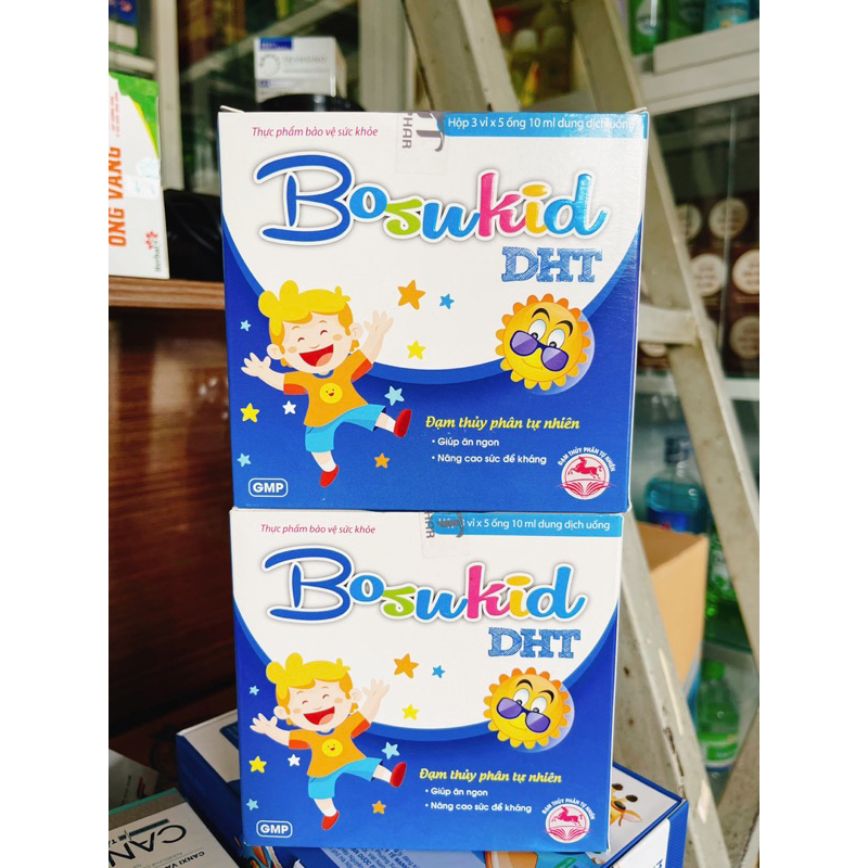 Bosukid DHT Giúp trẻ ăn ngon, tăng sức đề kháng (hộp15ống) | Shopee ...