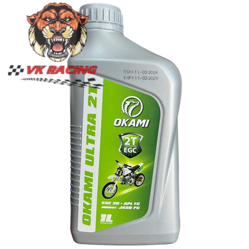 (1 Nắp) Nhớt okami ultra 2T 1.0L - xe xipo | Shopee Việt Nam
