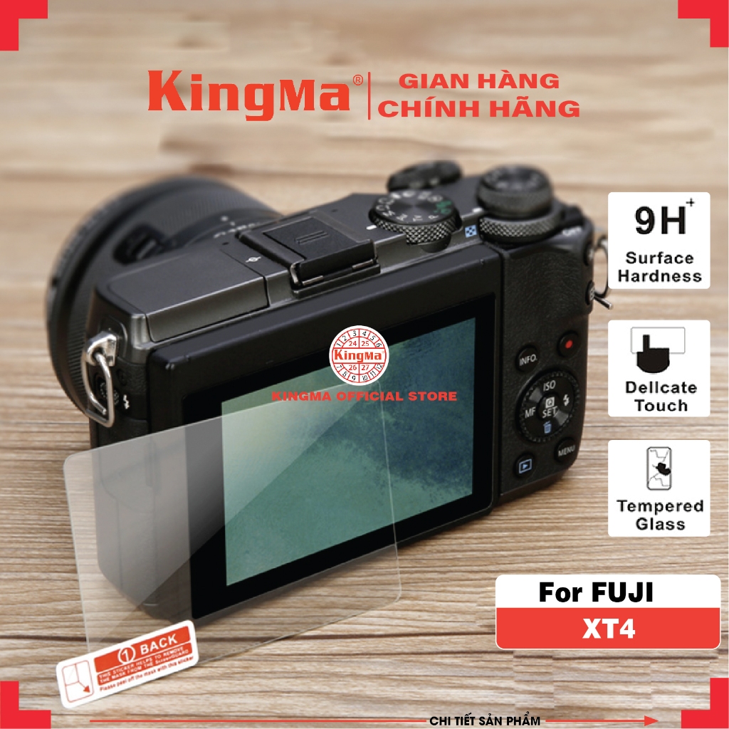 Kính Cường Lực Dán Màn Hình Máy Ảnh Chính Hãng KingMa For FUJI XT4 ...