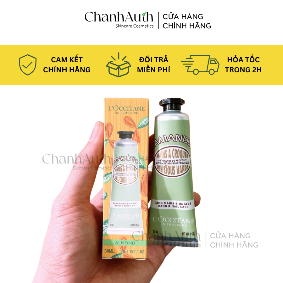 Kem Dưỡng Tay L'Occitane Hạnh Nhân kem tay 30ml fullbox | Shopee Việt Nam