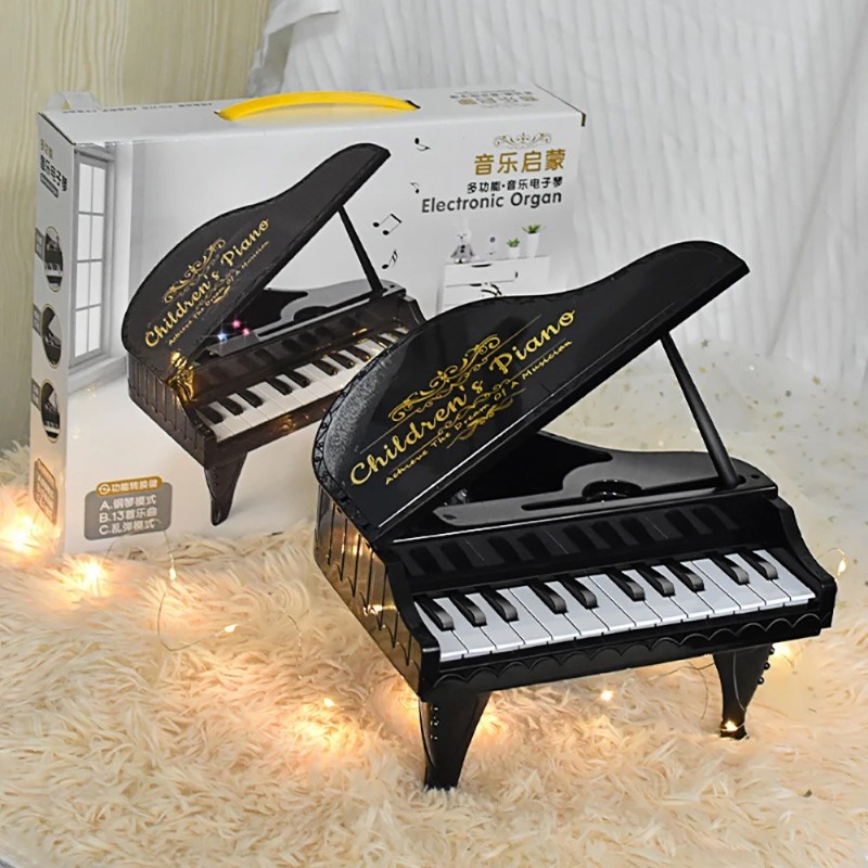 Đồ chơi Đàn piano mini 26 phím kèm đèn cho bé yêu | Shopee Việt Nam