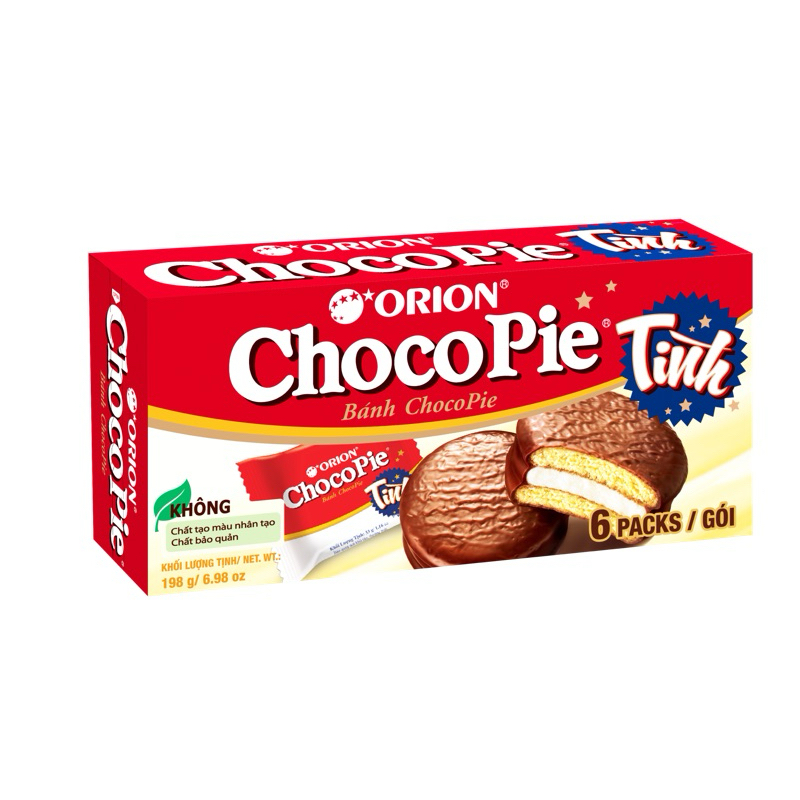 Bánh chocopie Orion hộp 198g (6 cái) | Shopee Việt Nam
