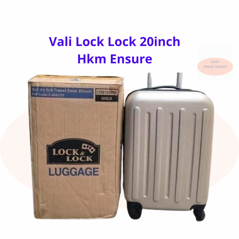 Vali Lock Lock , vali Lock Lock 20in kèm 1 áo bọc vali hàng khuyến mãi ...