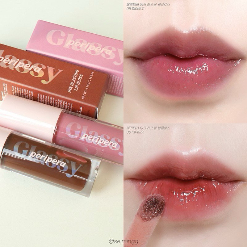 [SẴN 03 -06] SON TINT BÓNG PERIPERA INK GLASTING LIP GLOSS #06 MADE IT ...