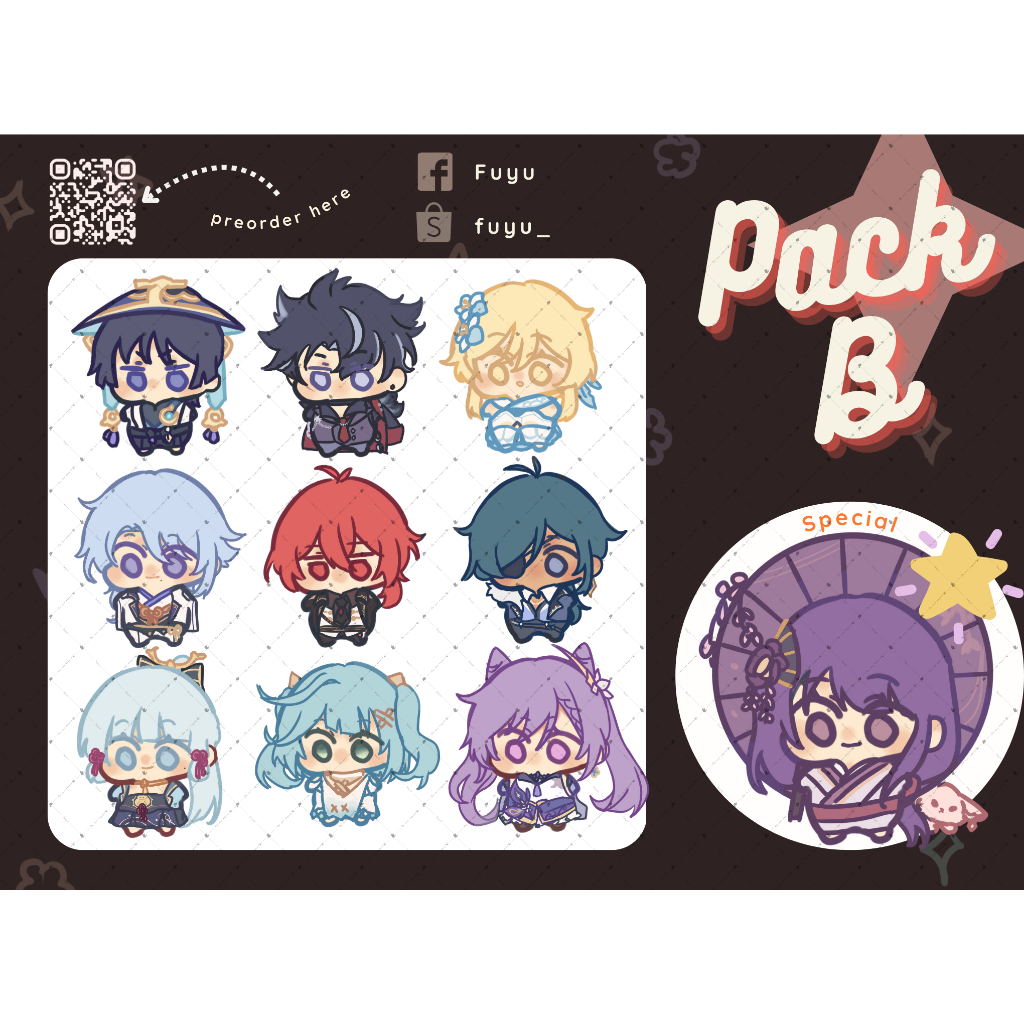 [ Gacha ] Standee mini Genshin Impact ( đọc kĩ mô tả ) | Shopee Việt Nam