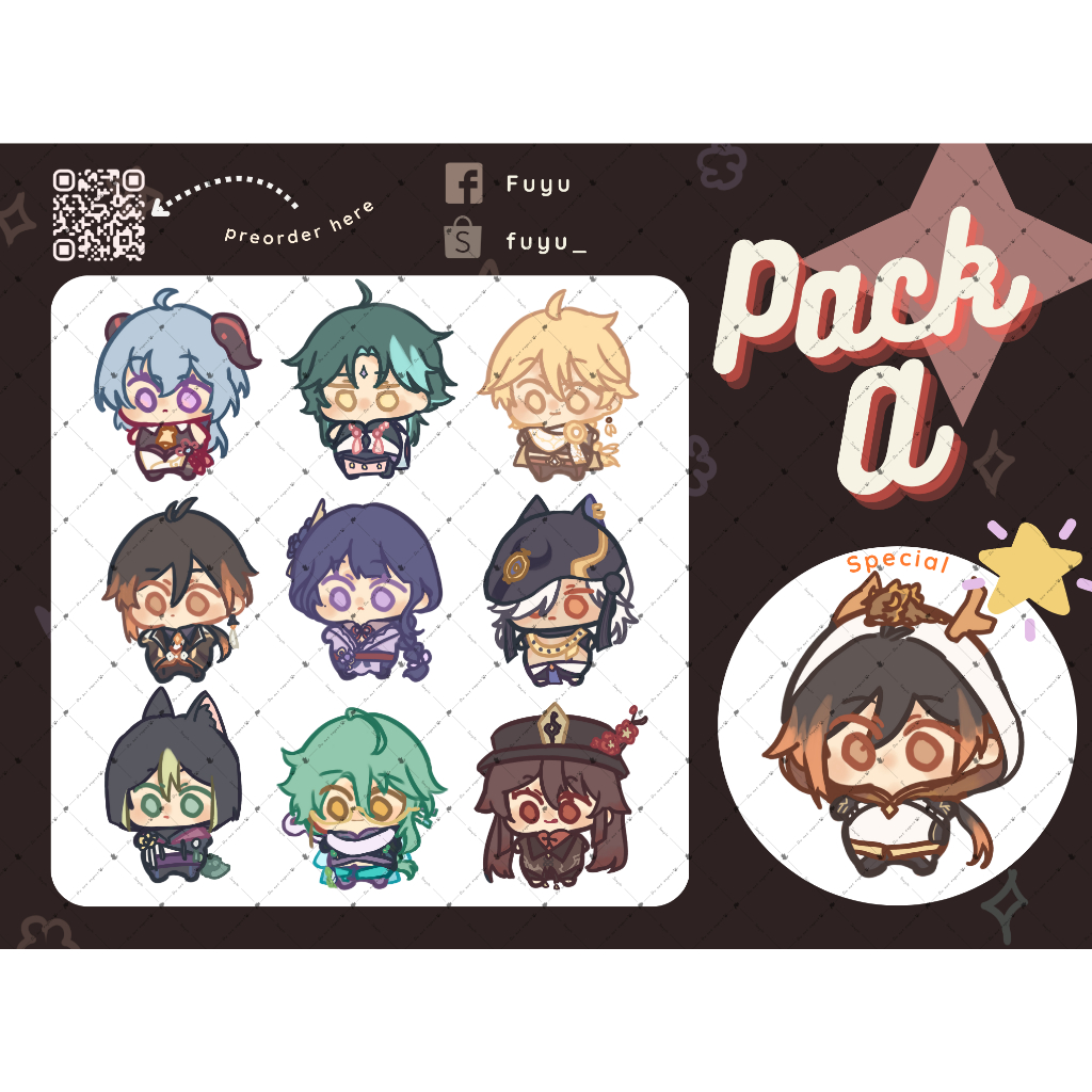 [ Gacha ] Standee mini Genshin Impact ( đọc kĩ mô tả ) | Shopee Việt Nam