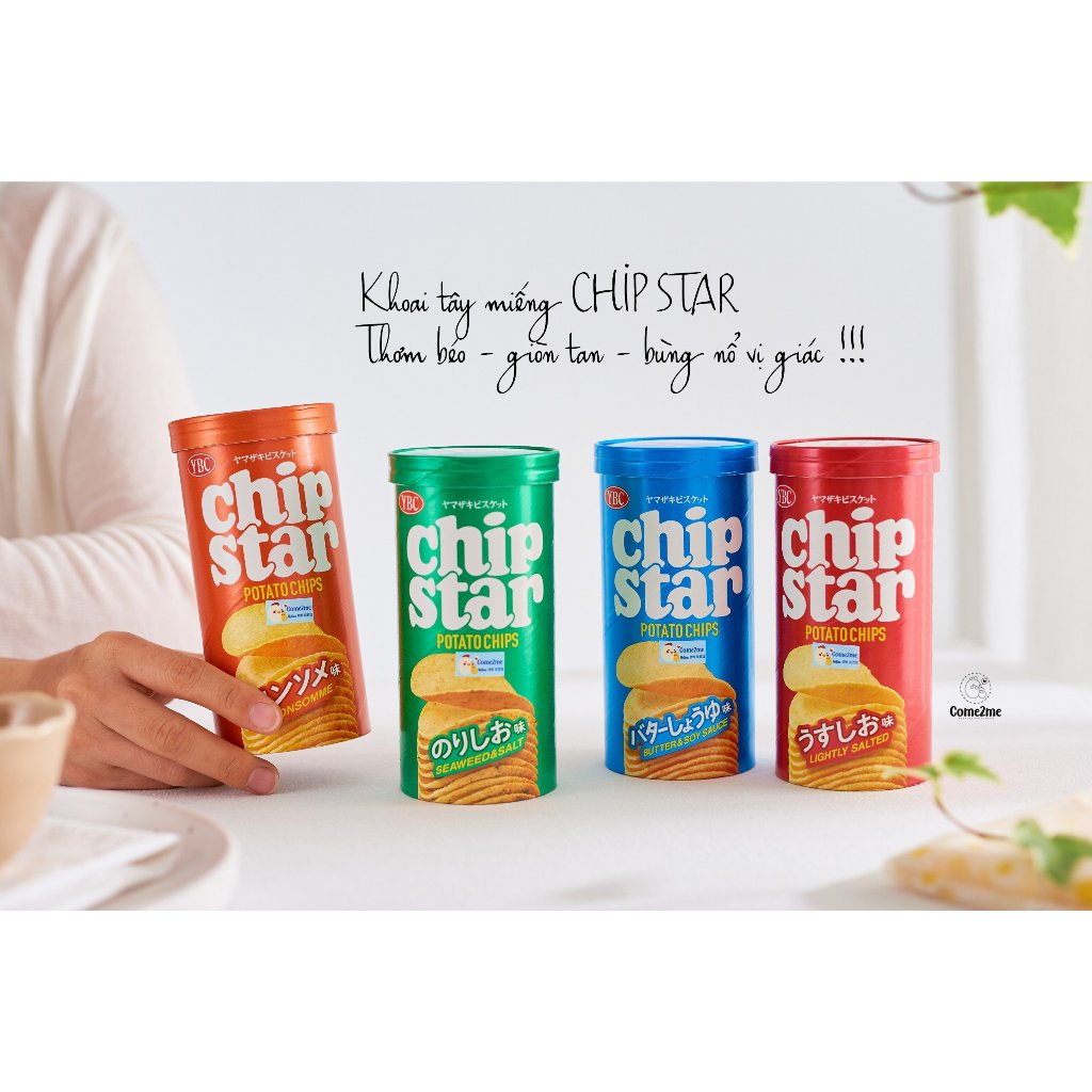 Snack Khoai Tây Chipstar Nhật Bản Hộp 50g | Shopee Việt Nam