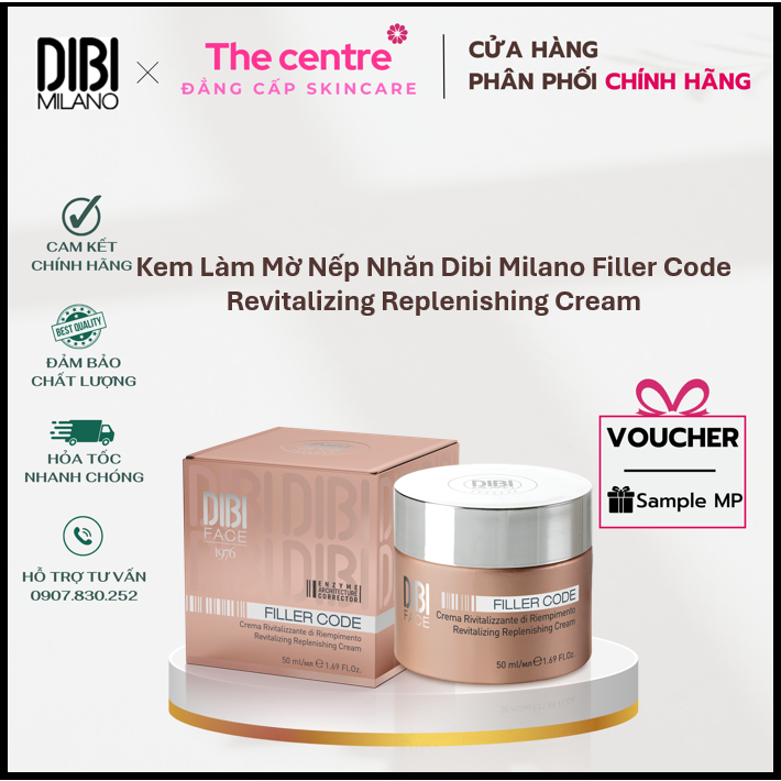 [Chính Hãng] Kem Làm Mờ Nếp Nhăn Dibi Milano Filler Code Revitalizing Replenishing Cream Kem ...