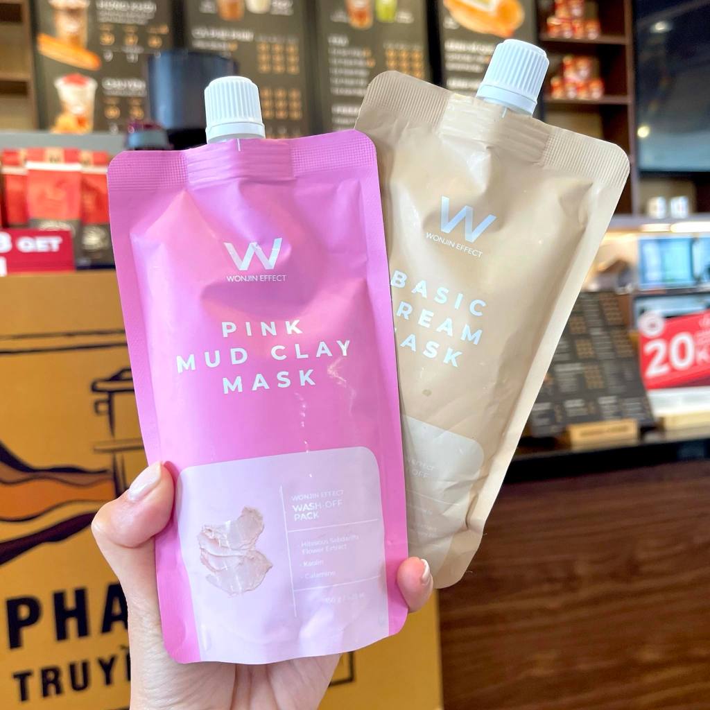 Mặt Nạ Đất Sét Dạng Túi Phù Hợp Cho Da Nhạy Cả WONJIN EFFECT Wash - Off Pack 150G | Shopee Việt Nam