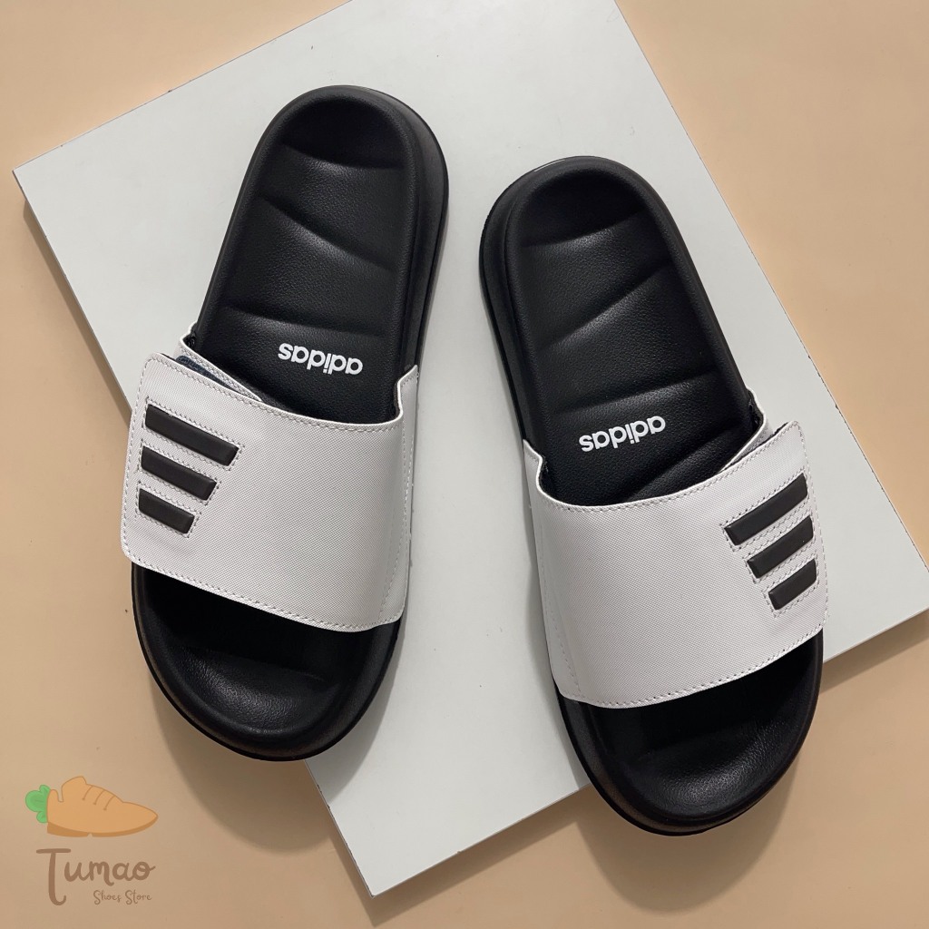 [Tumao shoes] Dép quai ngang nam quai xé dán ADIDAS cao cấp chất EVA ...