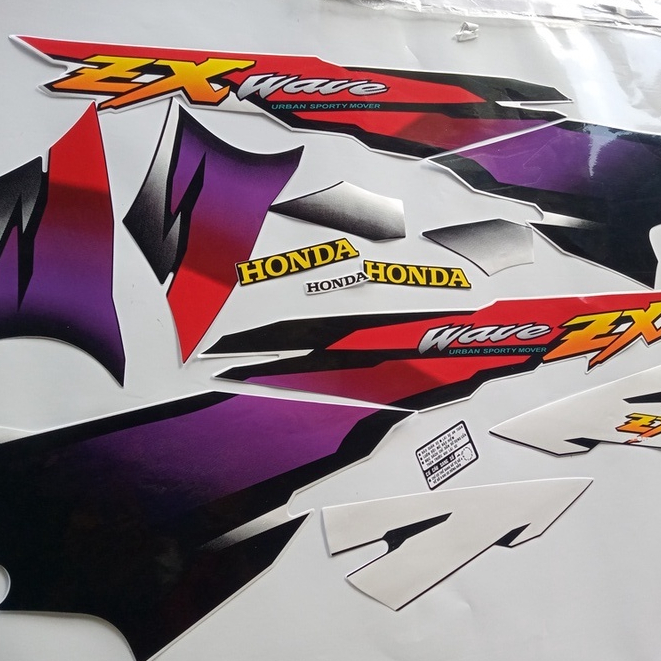 (Tem xe wave nhỏ) Trọn bộ tem xe máy WAVE zx, tem xe đầy đủ các chi ...