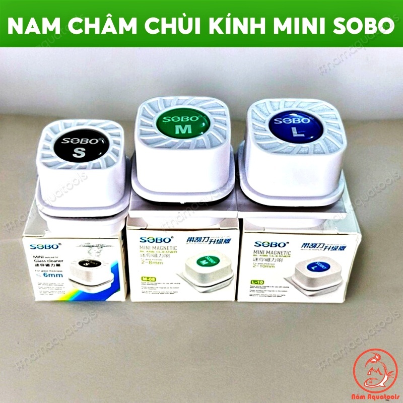 Hít Chùi Kính Mini SOBO | Nam Châm Vệ Sinh Mặt Kính Hồ Cá Thuỷ Sinh, Cá ...
