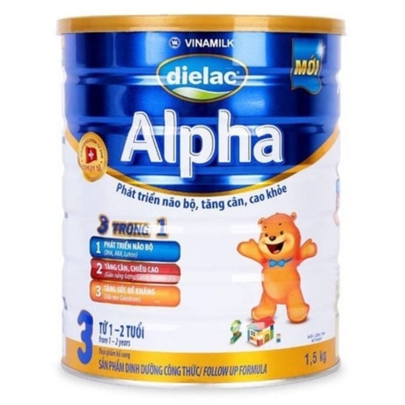 sữa bột Dielac Alpha 3 1,5kg | Shopee Việt Nam