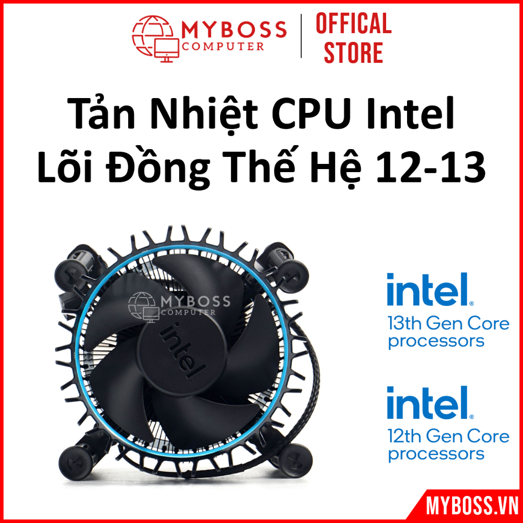 Tản Nhiệt Stock Intel 12/13/14th, Socket 1700 Mới 100% - Có Sẵn Keo Tản Nhiệt, Bảo Hành 12 Tháng ...