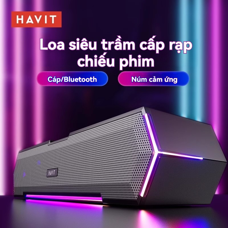 HAVITMáy tính để bàn âm thanh máy tính Hewitt m19Công Suất Lớn Dùng Cho ...