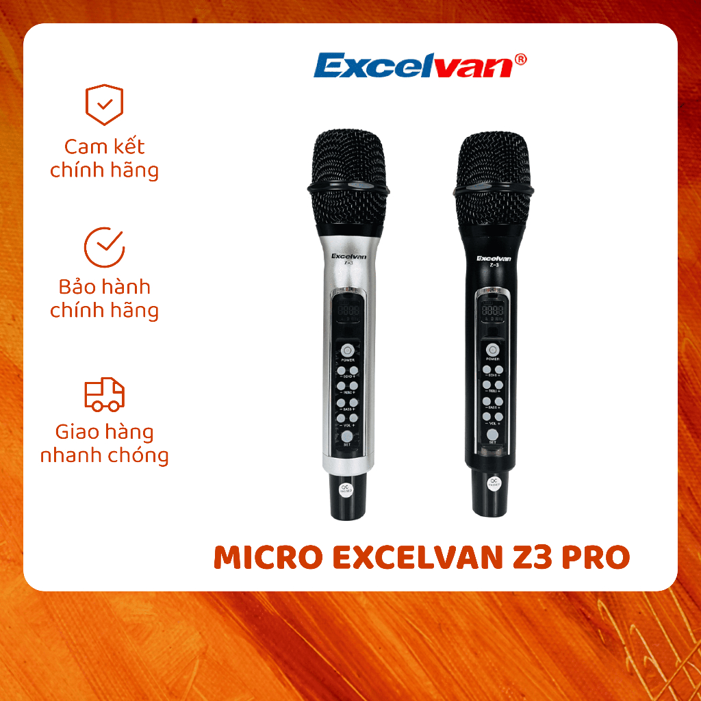 Micro không dây Excelvan Z3 Pro - Micro kết nối điện thoại hát Karaoke ...