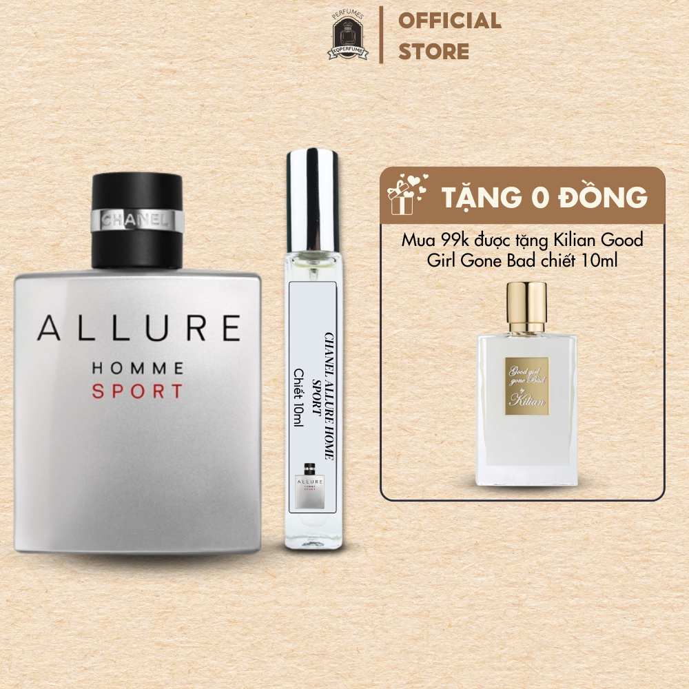 nước hoa nam Allurre homme spots chiết 10ml nước hoa chính hãng thơm lâu mạnh mẽ nam tính ...