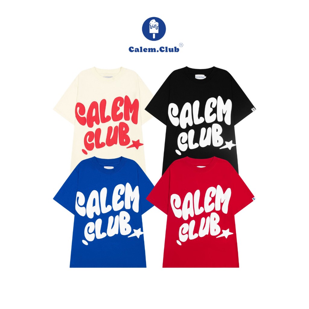Calem Club - Áo thun cotton Chữ Nổi collection TET 2024 form OVERSIZE ...