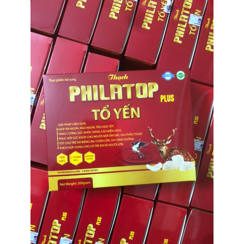 THẠCH PHILATOP PLUS TỔ YẾN HỘP 10 GÓI ( 200g ) | Shopee Việt Nam