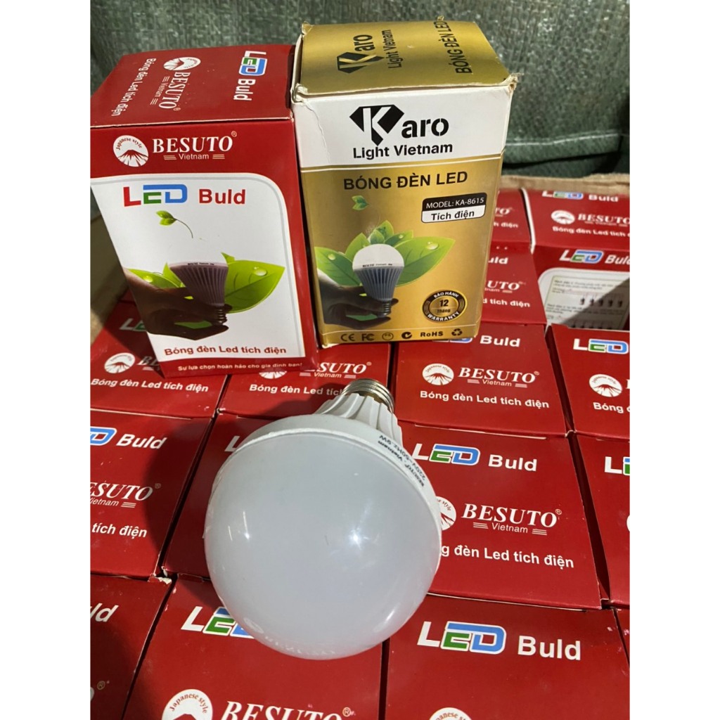 Bóng Đèn Led Karo ( Besuto ) Việt Nam 9W, Bền Bỉ,Không Tích Điện, Ánh Sáng Trắng | Shopee Việt Nam