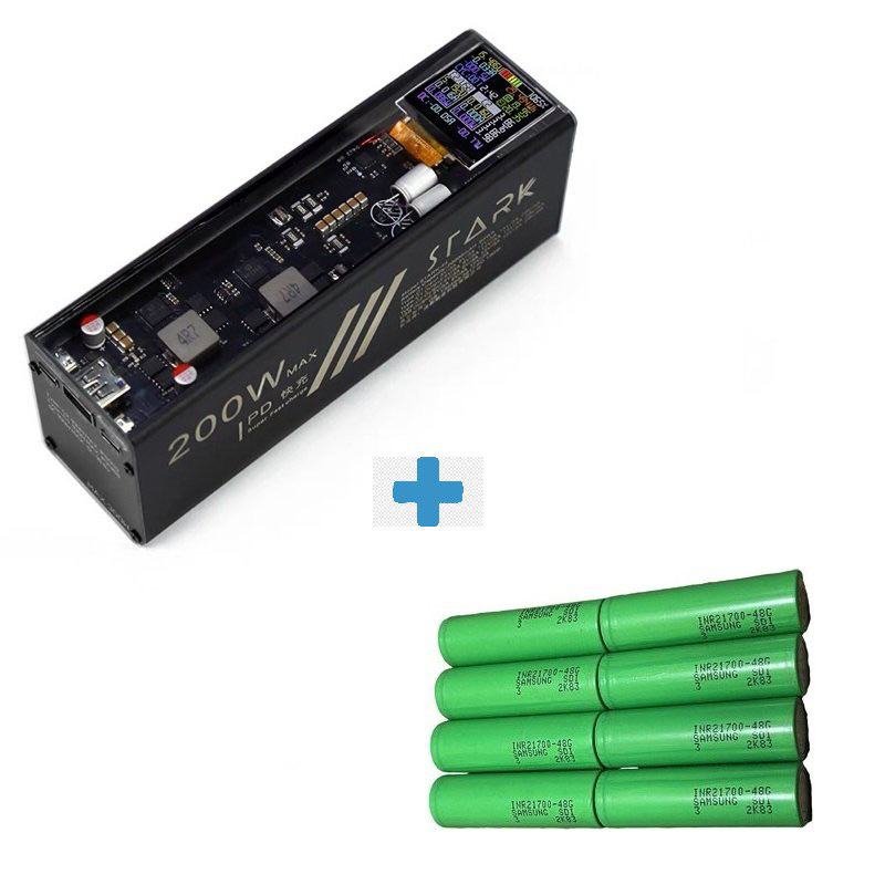 Box sạc dự phòng Stark Max 200w - 8 Cell 21700 hoặc 18650 | Shopee Việt Nam