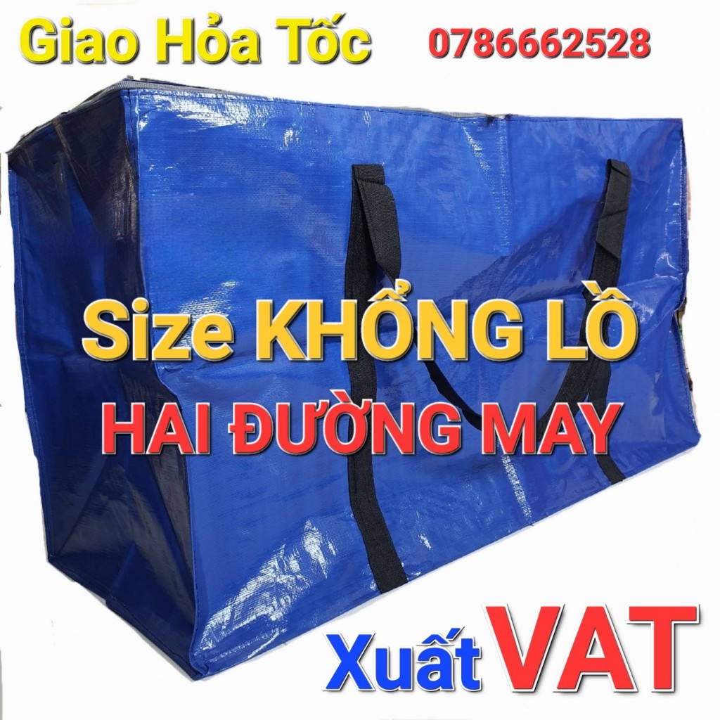 [GIẢM NGAY 5K] Túi bạt, túi dứa có dây kéo đựng đồ - màu xanh cam ...