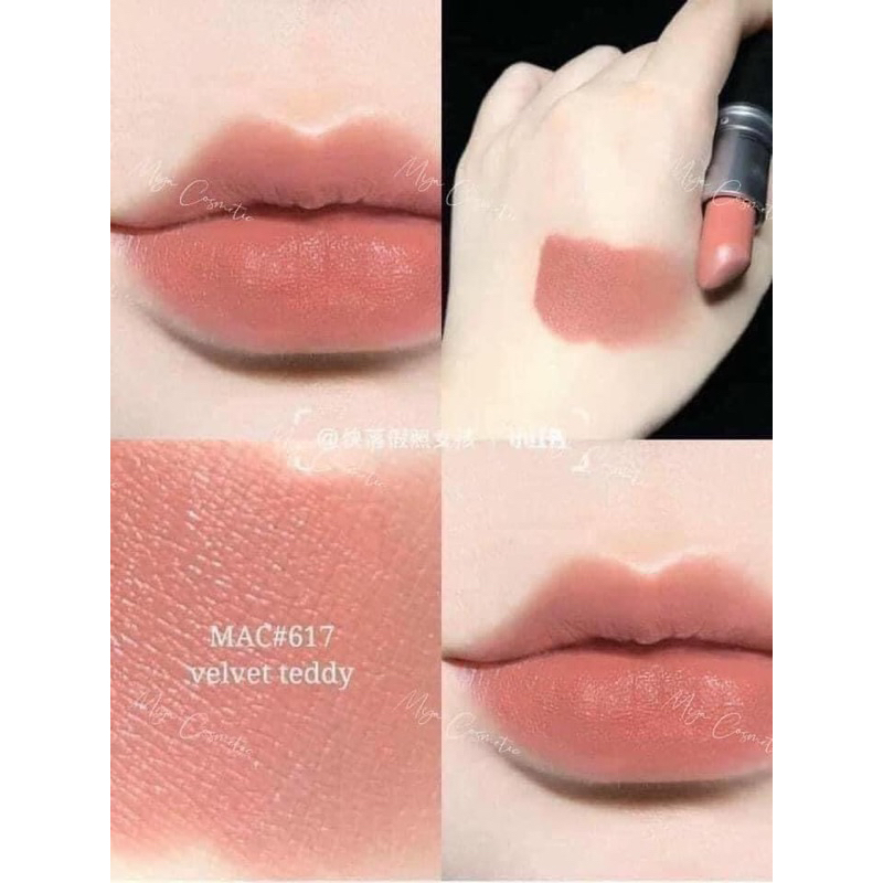 [ Chính hãng] SON M.AC 617 VELVET TEDDY, màu này siêu Tây | Shopee Việt Nam