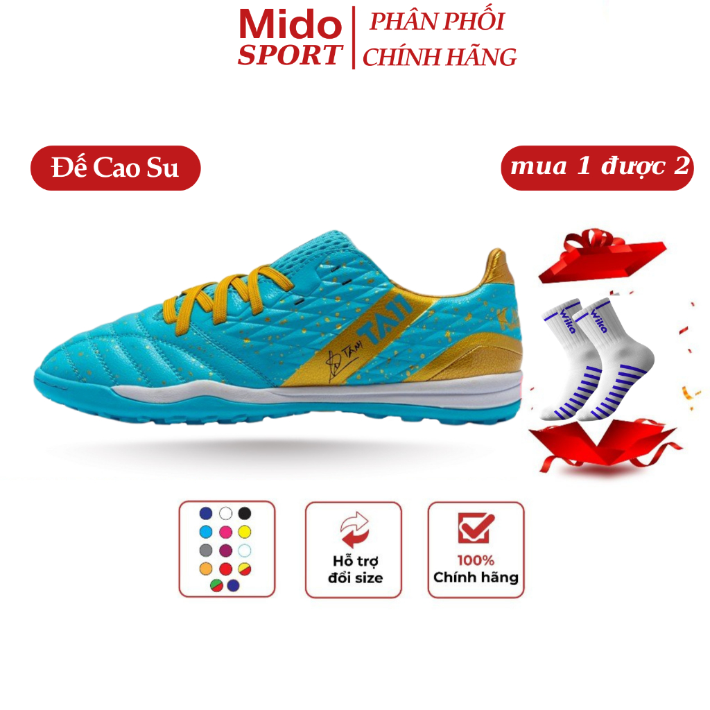 Giày bóng đá sân cỏ nhân tạo Kamito Tuấn anh TA11 TF PRO lưỡi gà liền ...