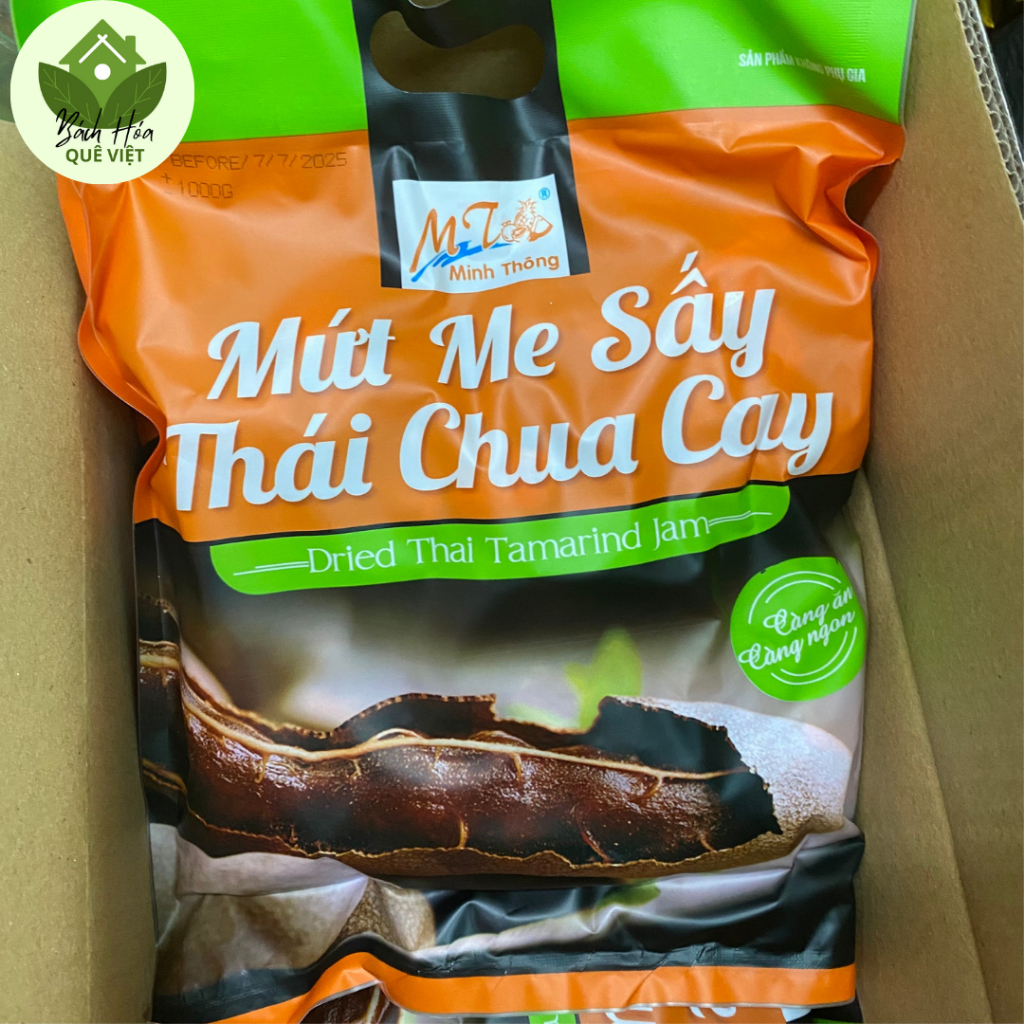 (Date 2026) Mứt Me Sấy Thái Chua Cay Minh Thông Dried Thai Tamarind Jam - Me quấn chua cay Túi ...