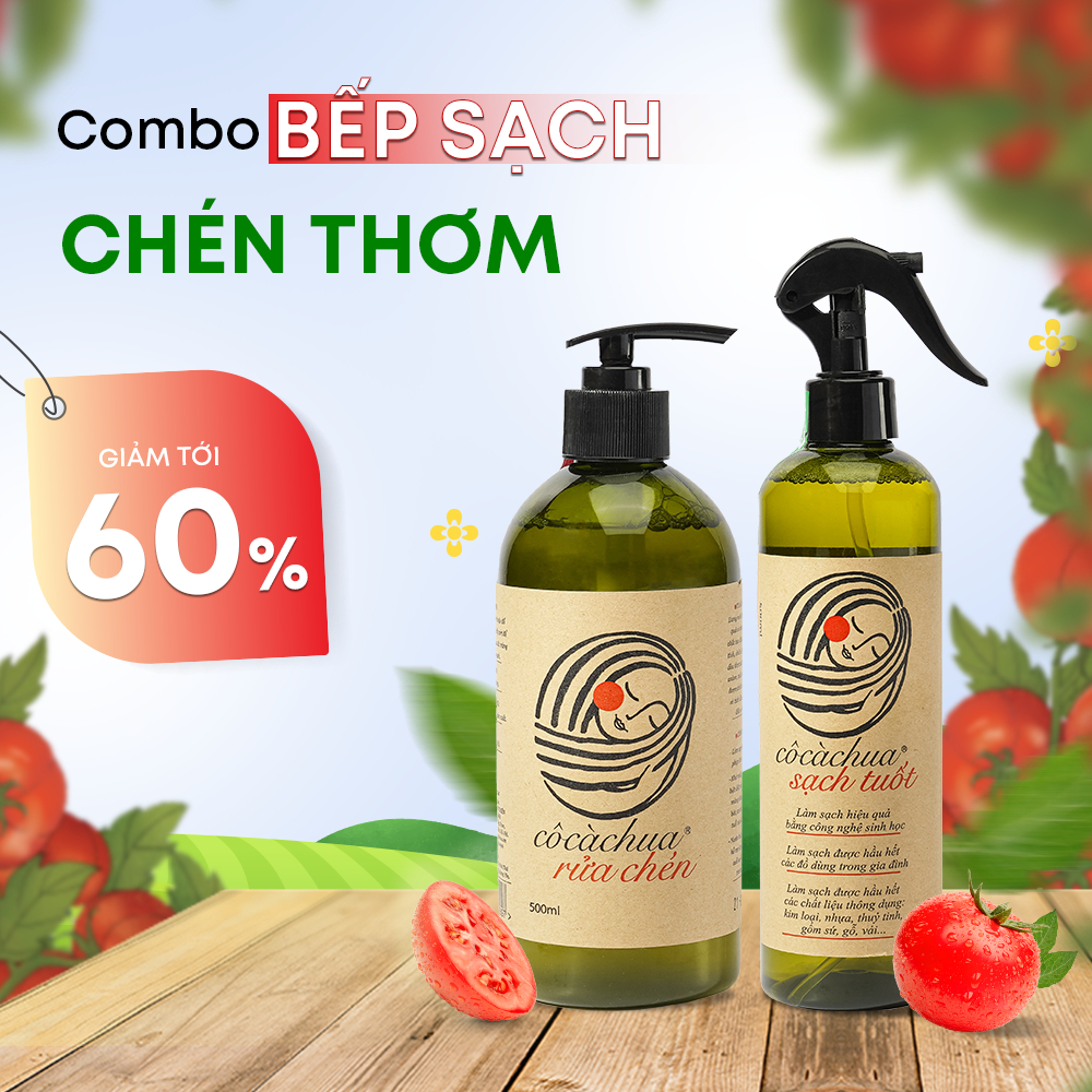 COMBO Dùng Thử - BẾP SẠCH DẦU MỠ CHÉN SẠCH NGON CƠM YÊU NƯỚC THIÊN ...