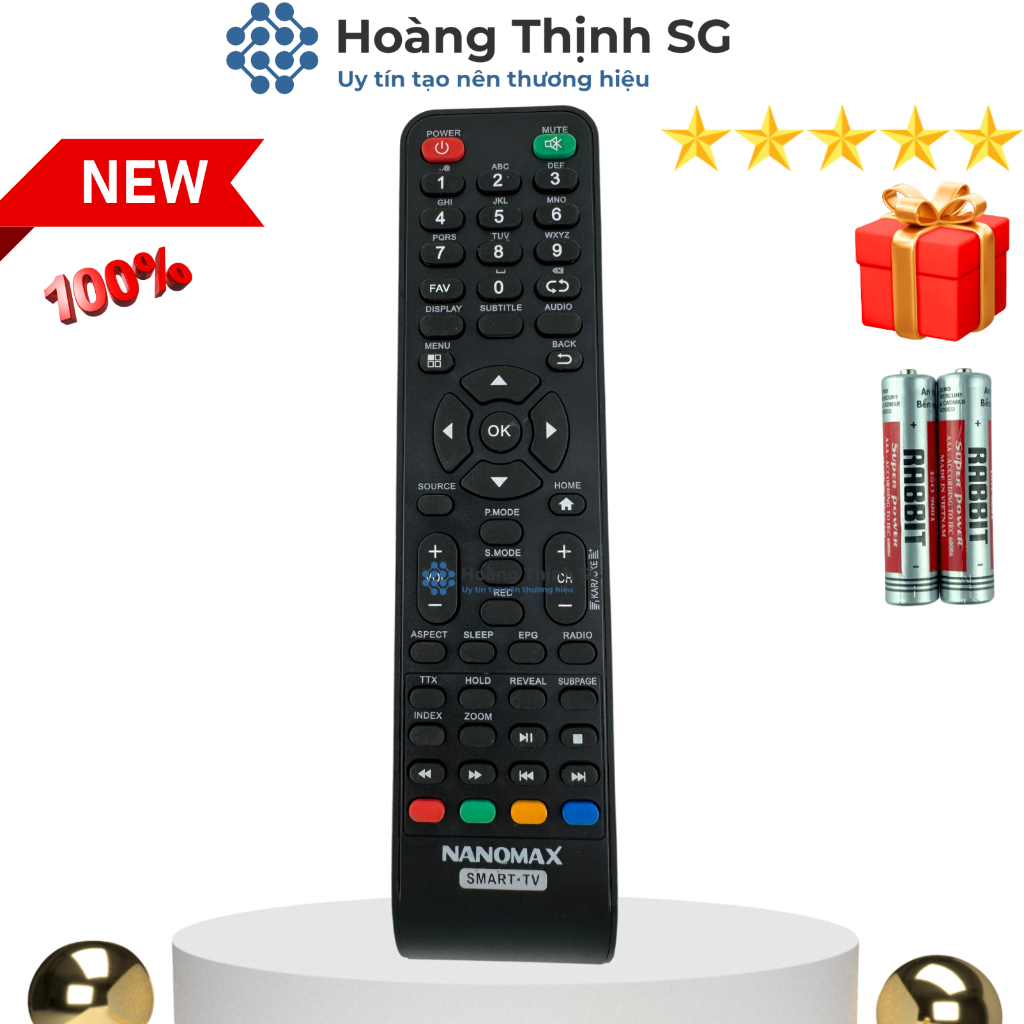 Remote TV Nanomax, điều khiển TV Nanomax - Hoàng Thịnh SG | Shopee Việt Nam